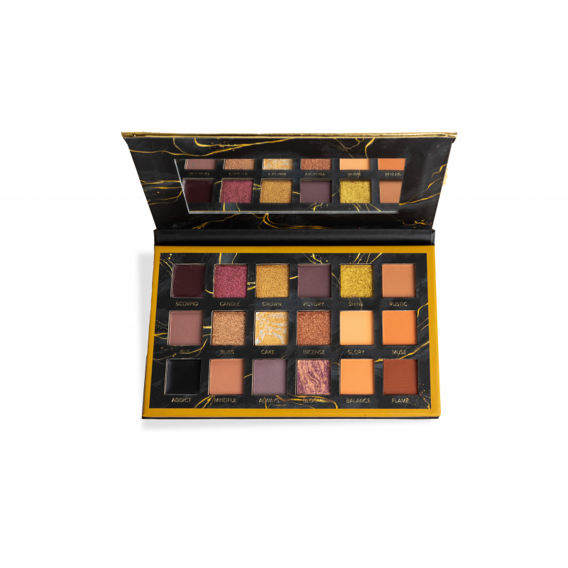 PALETA MAGIC STUDIO BLACK DIAMOND PALETTE 18 EYESHADOWS de Magic Studio