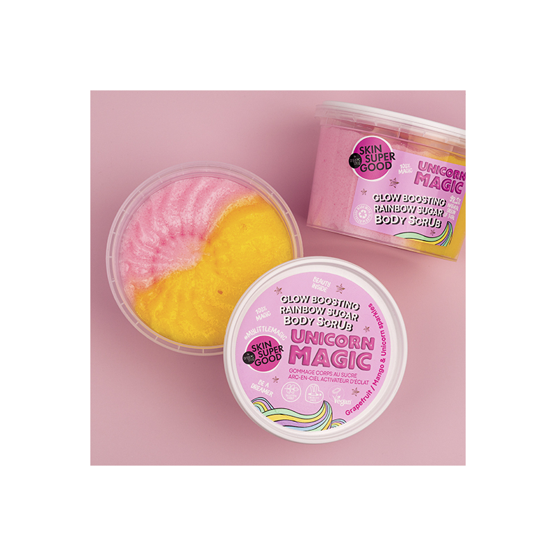 Exfoliante Corporal de Azúcar con Efecto Glow Unicorn Magic