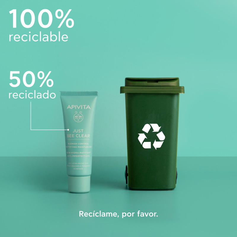 Just Bee Clear Crema Anti-Imperfecciones Matificante Hidratante de APIVITA