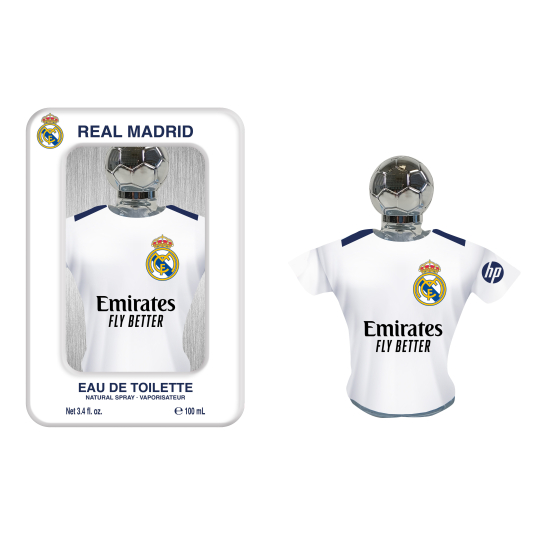Real Madrid Lata Metálica Eau de Toilette con Camiseta de Disney