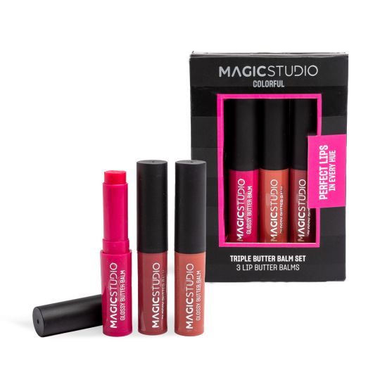 Colorful Triple Butter Balm Set de Magic Studio