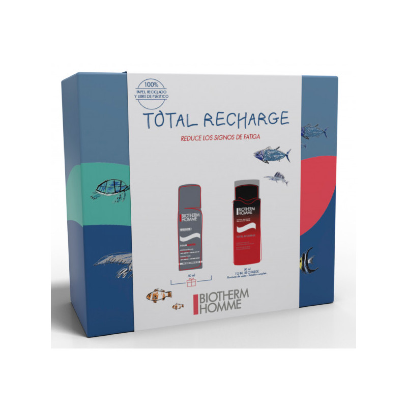 HOMME TOTAL RECHARGE COFRE GEL 50ML+FOAM SHAVER 50ML de Biotherm